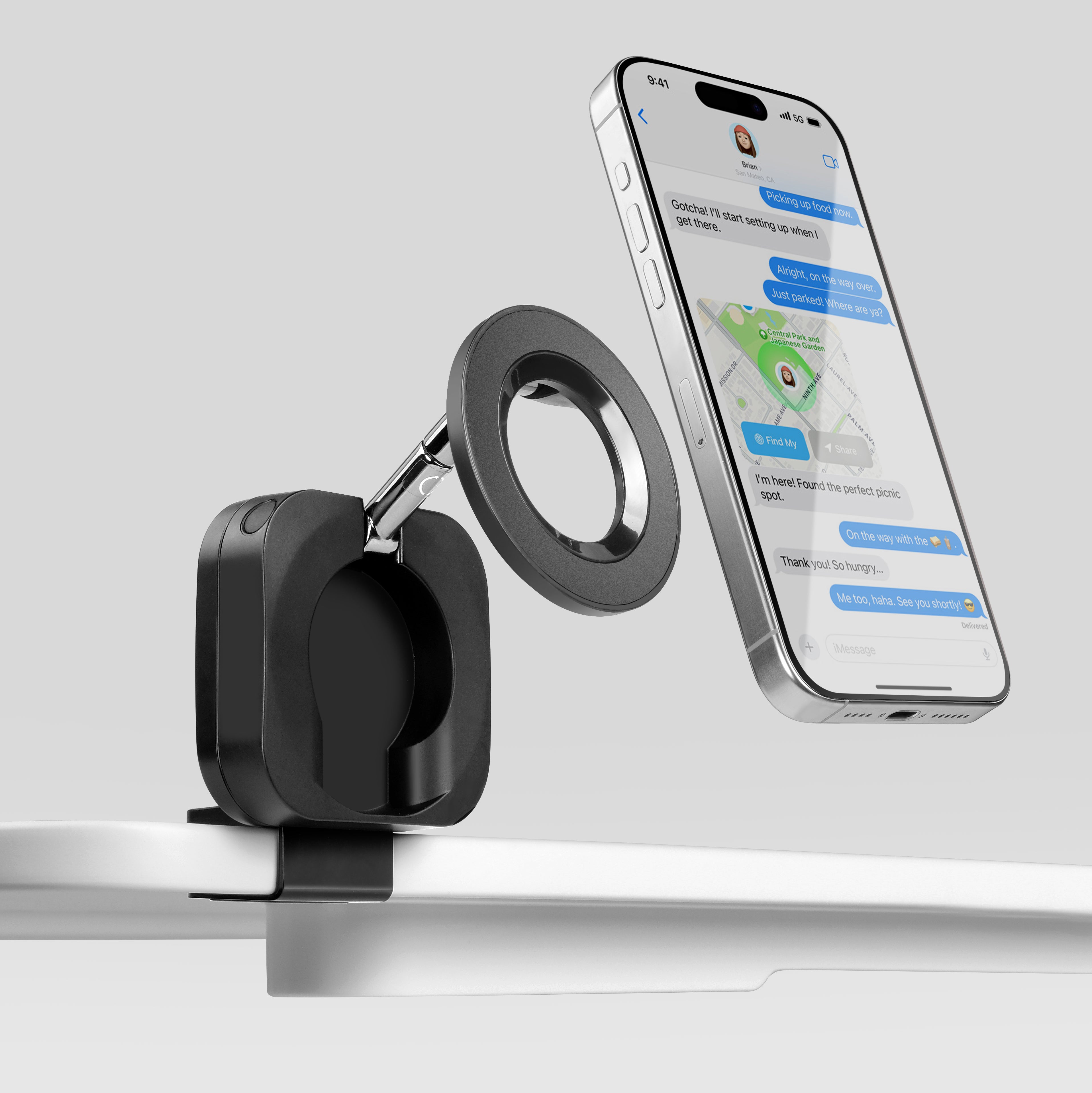 Clip&Go Magnetic Phone Holder