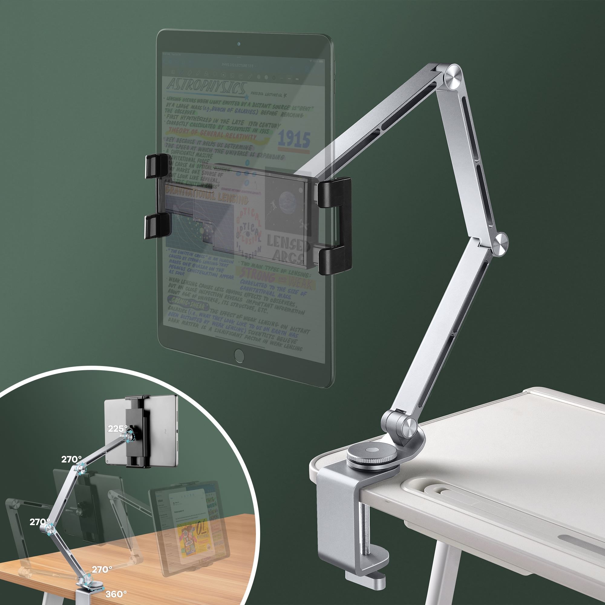 PivotPro Desk Mount for Tablets & Phones
